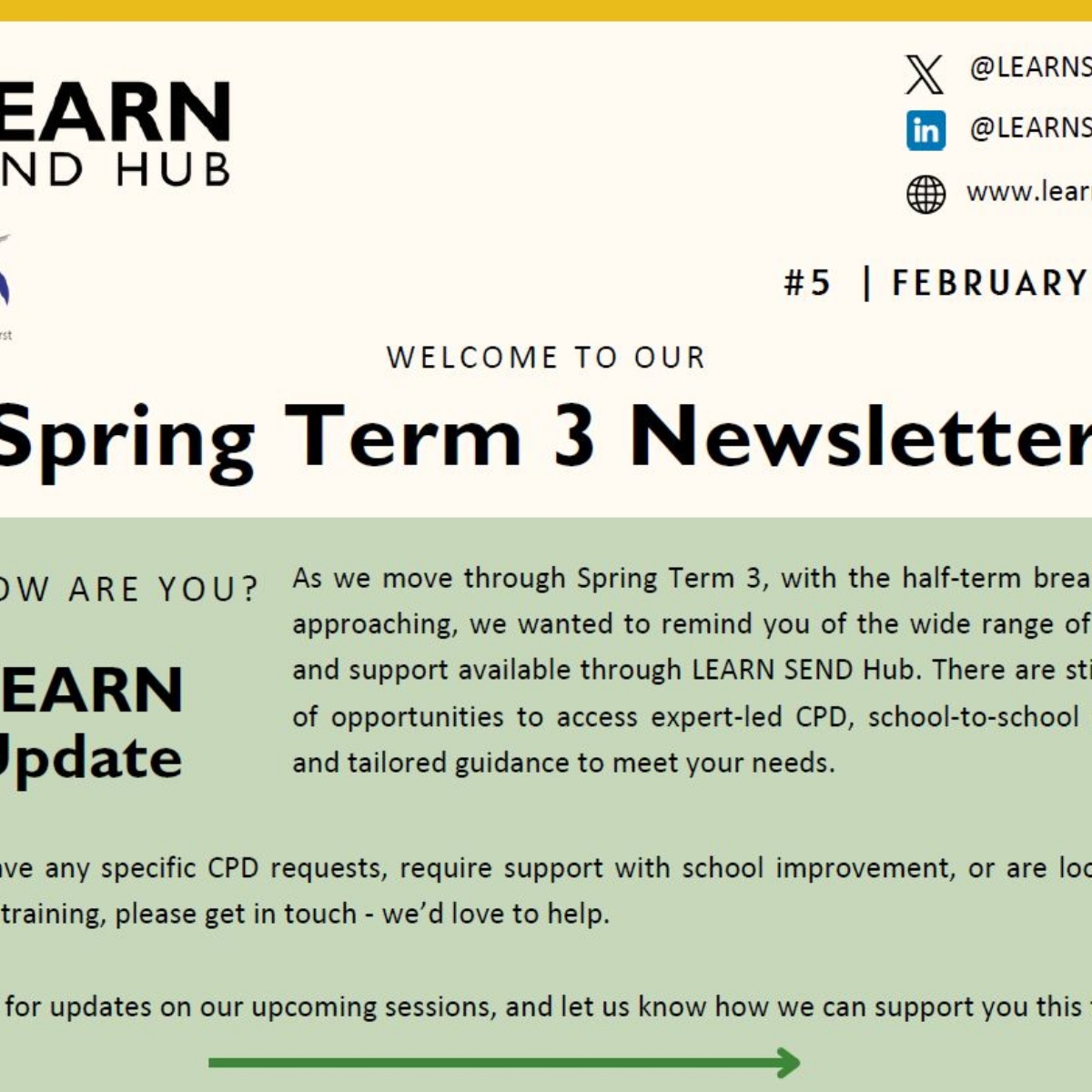 LEARN SEND Hub - February 2025 Newsletter