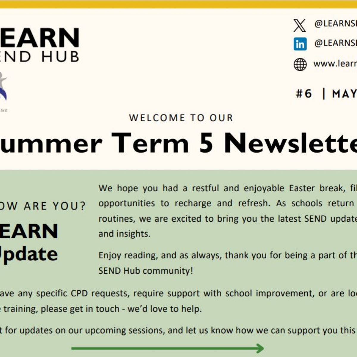 LEARN SEND Hub - May 2025 Newsletter